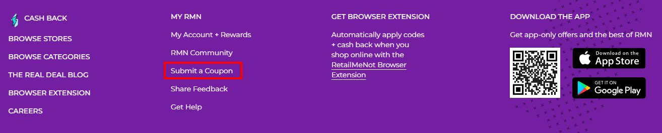 How To Submit Coupon Codes To RetailMeNot